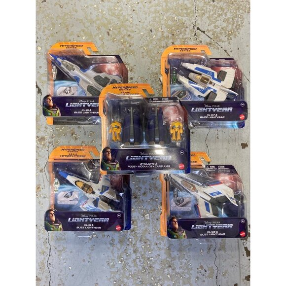 Toys | Complete Set Of 5 Buzz Lightyear Movie Hyperspeed Series Zyclops ...